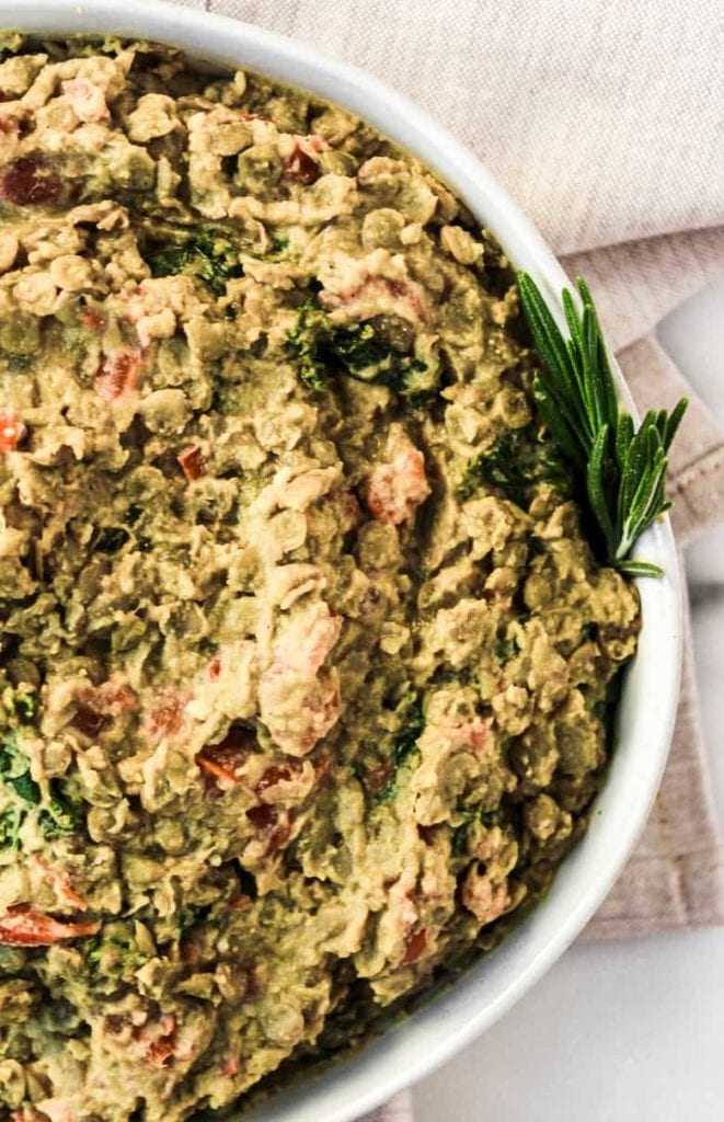 Lentil Lemon Garlic Hummus | Bucket List Tummy