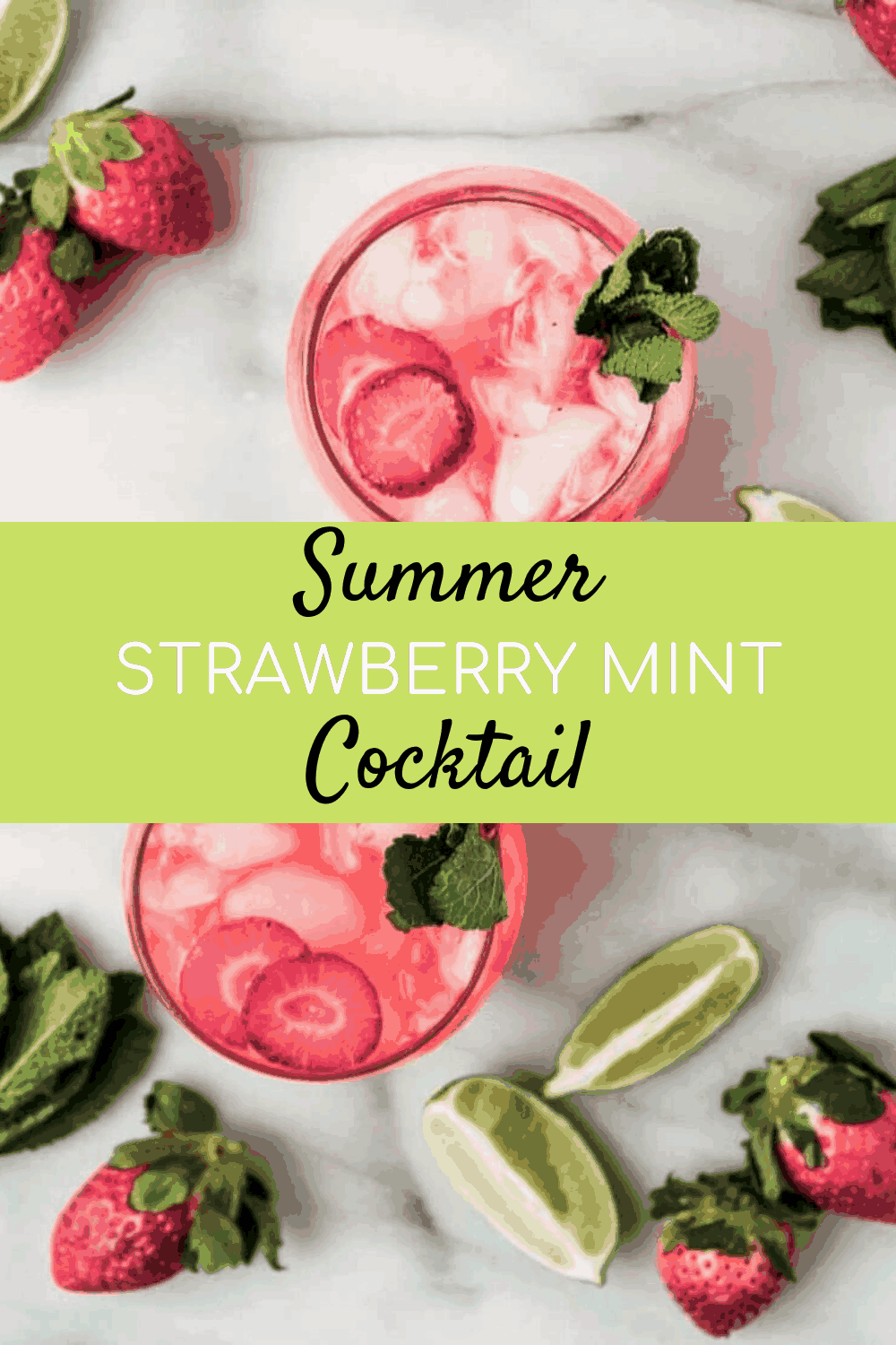 The Best Strawberry Fizz Cocktail - Bucket List Tummy