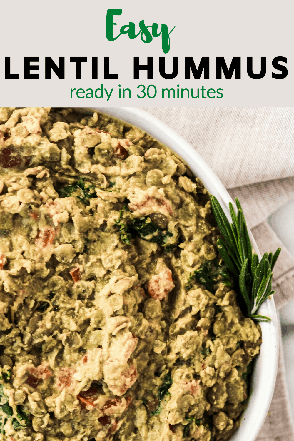 Creamy Yellow Lentil Hummus Dip | Bucket List Tummy
