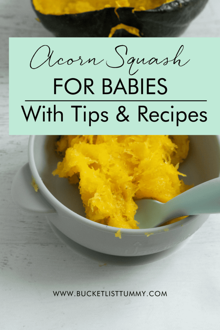 Acorn Squash for Babies - Bucket List Tummy