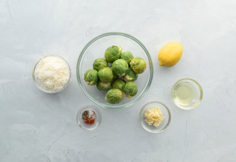 Air Fryer Brussel Sprouts with Parmesan - Bucket List Tummy