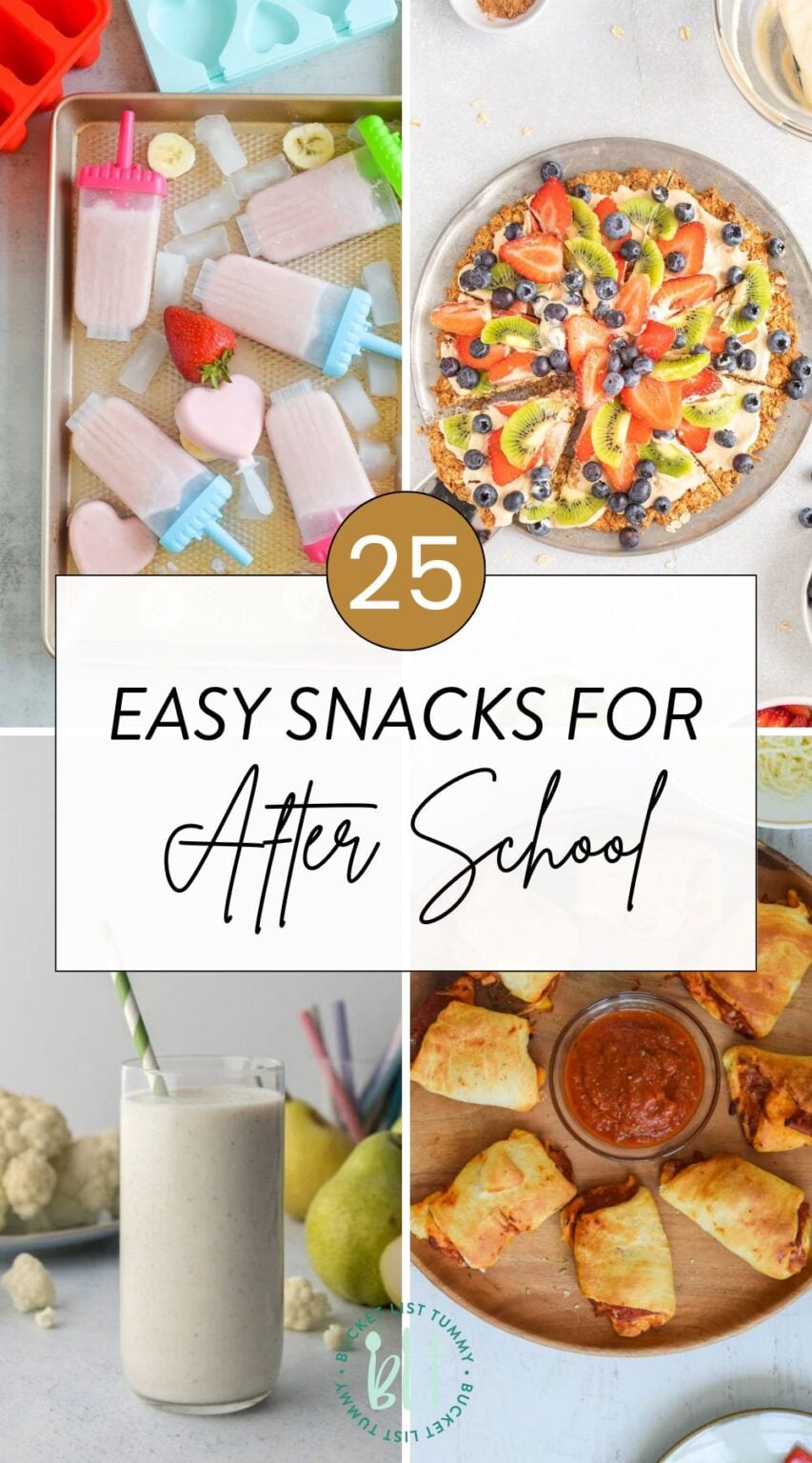 25 Easy Snacks for After School to Refuel Hungry Kids - Bucket List Tummy