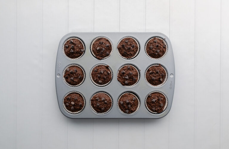 Easy Chocolate Veggie Muffins (High Protein) - Bucket List Tummy